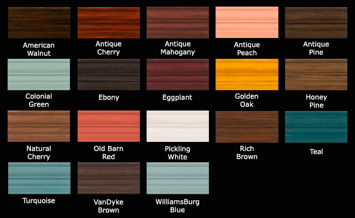 Faux Effects Stains and Wood Finishing Products